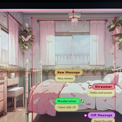 Happy Chat Box Widget for Twitch, Fully Customizable With Your Own ...