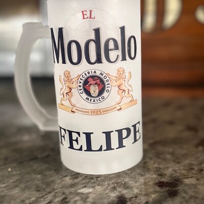 Modelo Beer Mug, Modelo Cerveza, Personalized, Custom, Personalizado ...