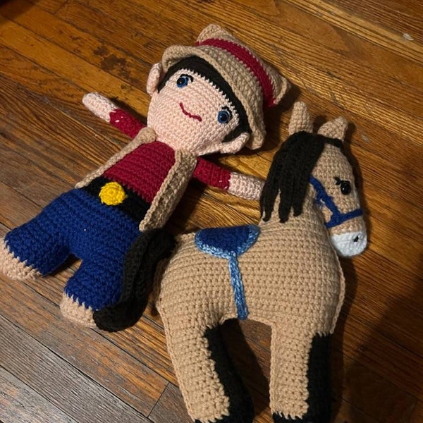 PATTERN- Cowboy Ragdoll-crochet Pattern, Pdf - Etsy