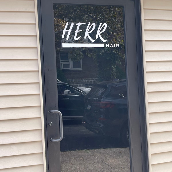 Custom Store Front Decals, Custom Logo Decal, Window Door Lettering ...