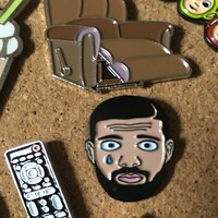 Drake Tears Enamel Lapel Pin Soft Enamel Hotline Bling - Etsy Canada