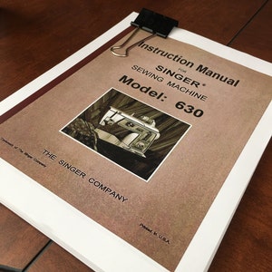 Singer _class 99 & 99K _sewing Machine _instruction Manual _PDF Format ...