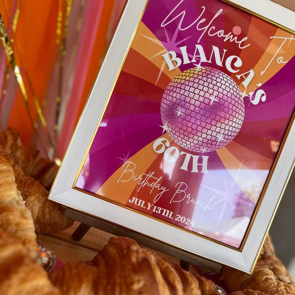 Welcome Sign Y2K Bachelorette Party Sign Early 2000s Bachelorette Party ...