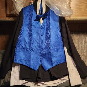 Dark Forest Green Solid Plain Men's Vest Self Tie Longtie - Etsy