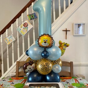 DIY Large 55 First Birthday Balloon Sculpture Cute | Etsy