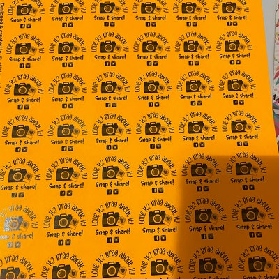 42 Love It Snap & Share Stickers, Social Media Stickers, Business ...