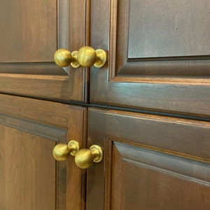 Hrlbrass Shower Door Knob Burnished Unlacquered Brass - Etsy