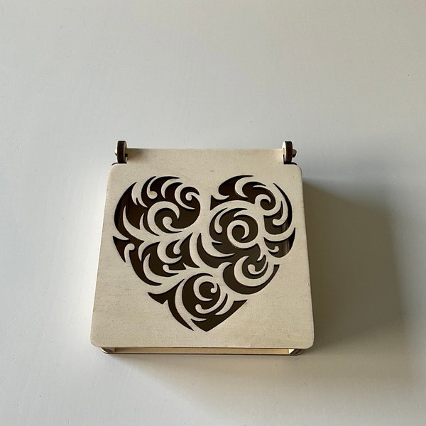 Buy Decorative Wooden Box Laser Cut Files - Flip up Lid Storage Box - 3 ...