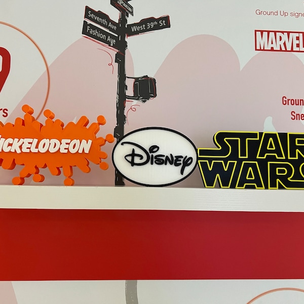 Disney Style Logo Sign (3d Printed Walt Disney Studios Stocking Stuffer ...