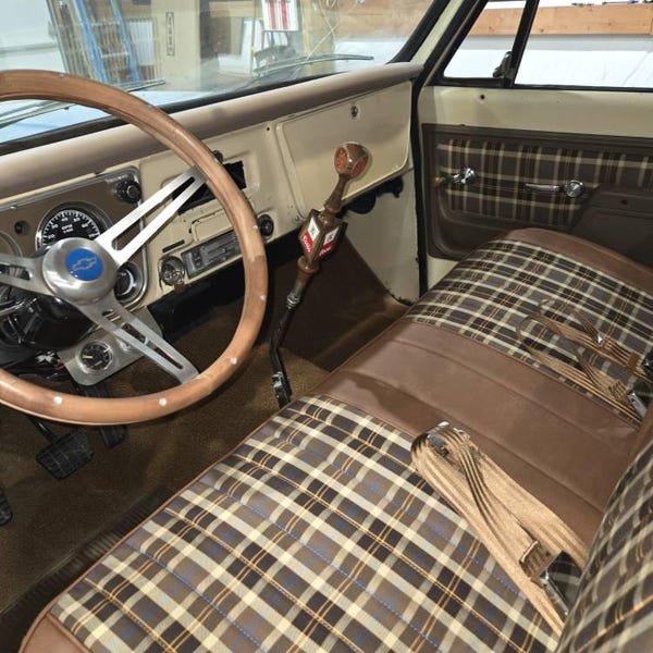 The "bad Apple" Chevy GMC 1955-1959 Custom Truck Bench Upholstery 1955 ...