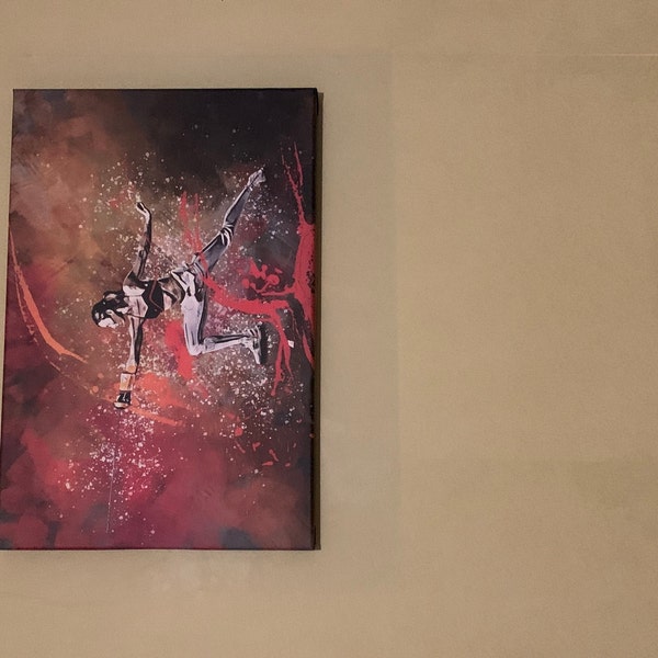 Engine Canvas, Motor Wall Art, Auto Mechanic Gift, Auto Repair Shop ...