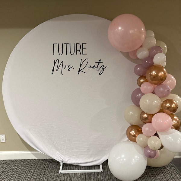 Future Mrs Bridal Shower Decal - the Future Mrs - Miss to Mrs Sticker ...