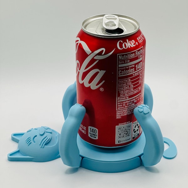 Cat Key Holder 3D STL File for 3D Printing, Adorable Pop-out Cat Design ...