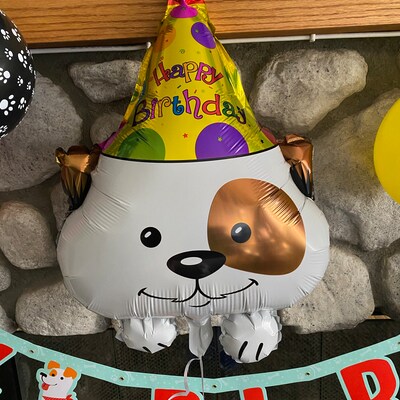 Dog Birthday Party Balloons Puppy Birthday Party Decoration Puppy ...