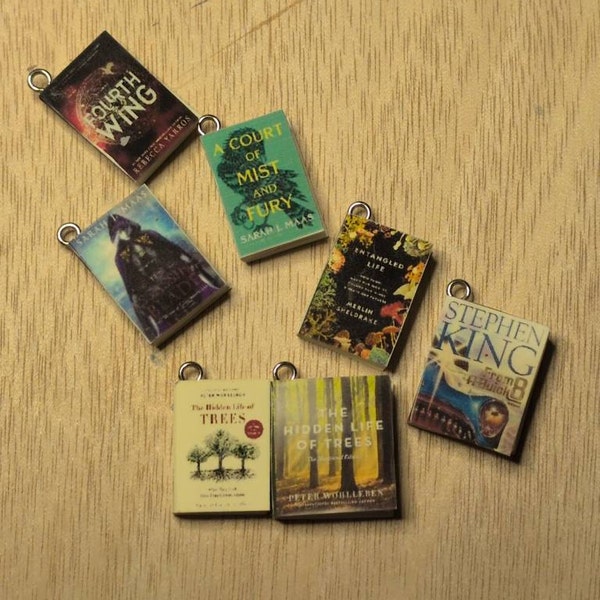Miniature Book Charm Custom, You Name the Book I Will Make It! - Etsy