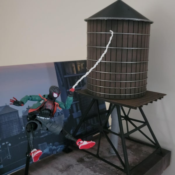 NYC Rooftop Water Tower – 1/12 Scale – Physical Miniature Prop for ...