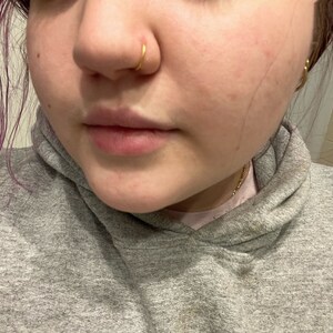 Titanium Conch Ring With One Side Swarovski Jewelled Cz Micro | Etsy