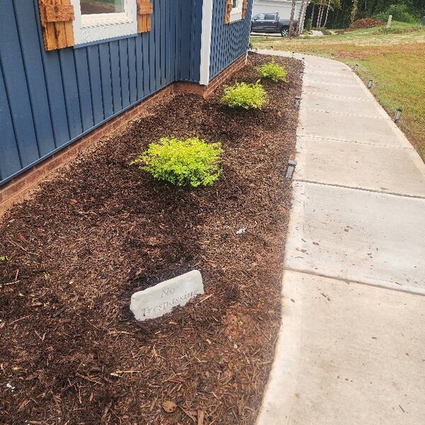 Concrete 13 NO TRESPASSING Sign Garden Art Statue Cement Lawn Ornament ...