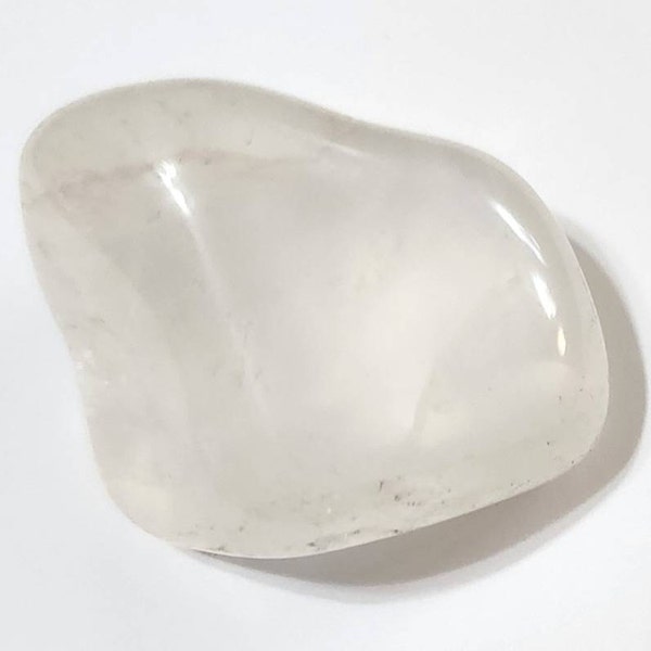 Snow Quartz Crystal - Tumbled Stone Polished Gemstone / Feminine Energy ...