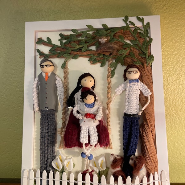 Personalized Macrame Doll, Jiu Jitsu Macrame Doll, Gift for Him, Male ...