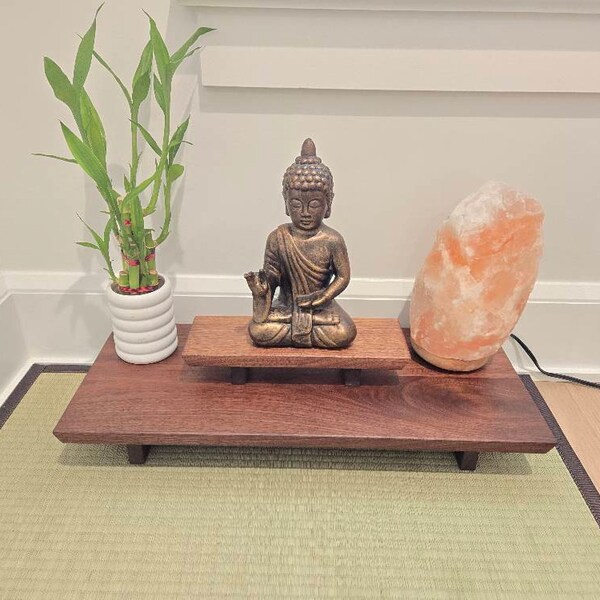 Table Top Altar Beautifully Made Out of Solid Maple and Walnut. 2 Tier ...