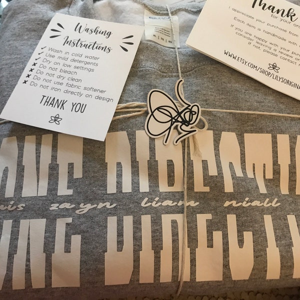 One Direction Crewneck Sweatshirt - Etsy