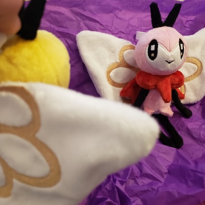 Ribombee Handmade Custom Keychain Plush Pokemon Sun and Moon - Etsy