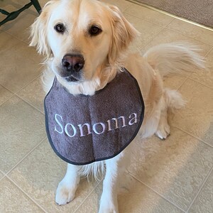 Dog bib for smaller breeds 11-16 inch neck made for the | Etsy