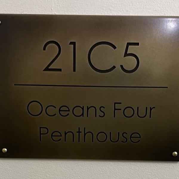 Engraved Brass Plaques - Solid Brass - Name Plates - Custom House Signs ...