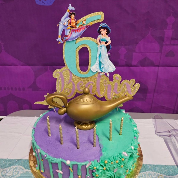 Princess Cake Topper, Number Cake Topper - Etsy
