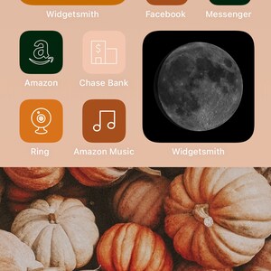 10.000 IOS14 Pumpkin Spice App Icons, Fall Aesthetic Theme, Icons Mega ...