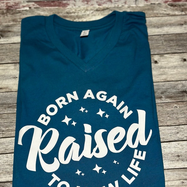 Born Again Svg, Raised to New Life Svg, Christian Svg, Christian T ...