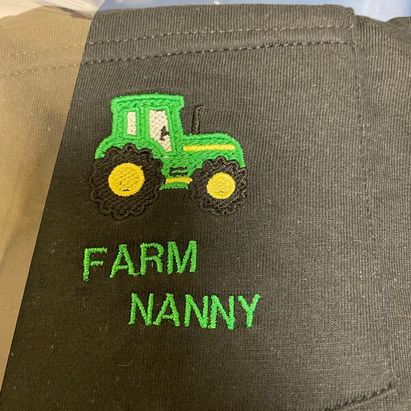Farm Tractor Embroidery Design, Tractor Fill Stitch Machine Embroidery ...