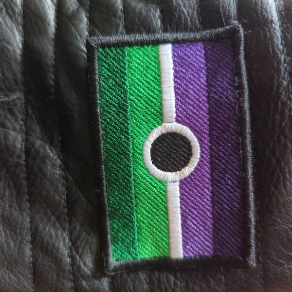 Three Arrows Flag Embroidered Patch Anarchism Antifa Hook and Loop ...