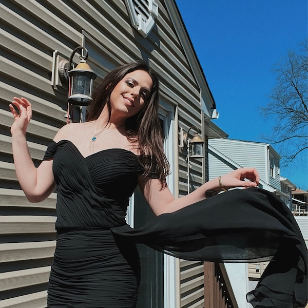 Grace Kelly Black and White 1950s Dress Rear Window Costume - Etsy