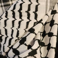 Palestine Flag Neck Scarf, Shemagh, Jerusalem Capital of Palestine With ...
