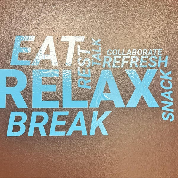 Break Room Wall Decor, Office Teamwork Vinyl Decal, Large Motivational ...