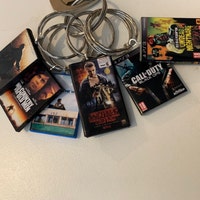 Miniature VHS Movie Keyring ANY Movie You Like Novelty 80s Film Gift ...