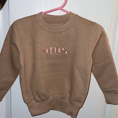 Personalised Birthday Jumper Embroidered 1st Birthday Top - Etsy