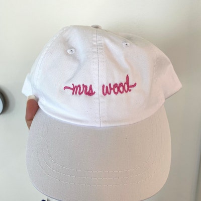 Personalized Baseball Hat, Custom Baseball Cap, Handwriting Script ...