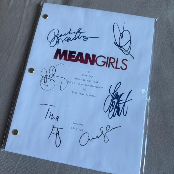 Forrest Gump Movie Script - Etsy