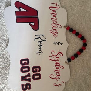 College Dorm Room Roommate Door Signcircle Shapecustomdorm ...