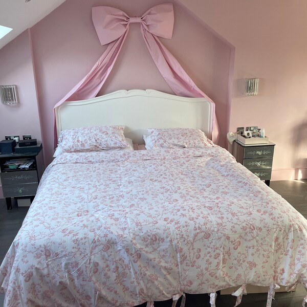 Large Wall Bow in Baby Blue, Big Bow for Events, Rooms or Nursery Decor ...