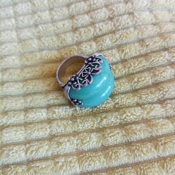 Jade Twin Ring, Korean Traditional Hanbok Accessory, Adjustable Design ...