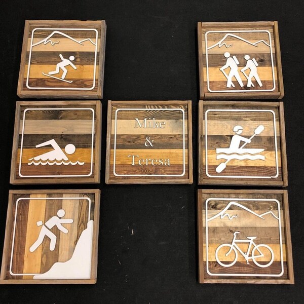 Rustic Kayaking Sign. Parks and Recreational Sign. US Forest Sign ...