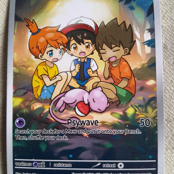 Farewell Akira Pikachu Card Custom Made - Etsy