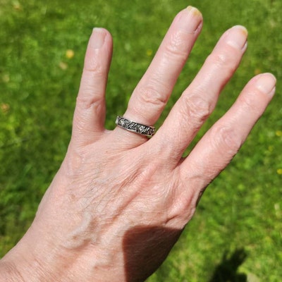 Infinity Ruby Wedding Ring, Celtic Ruby Wedding Ring, Infinity Knot ...