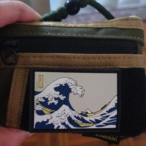 The Great Wave GITD EDC Patch *new Colourway - Etsy