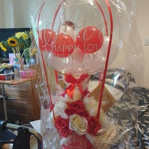 Personalised Hot Air Balloon. EMPTY BOX to Fill Your Own - Etsy UK