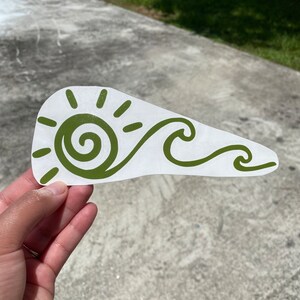 Ocean Decal Sun Decal Wave and Sun Decal Beach Decal Wave Sticker Car ...